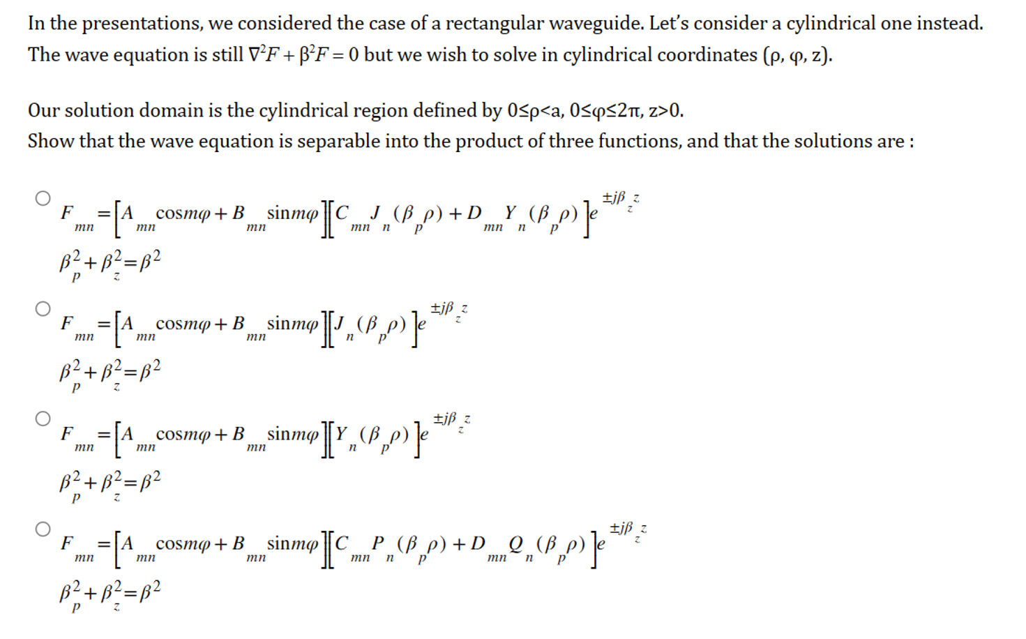 Solved In the presentations, we considered the case of a | Chegg.com