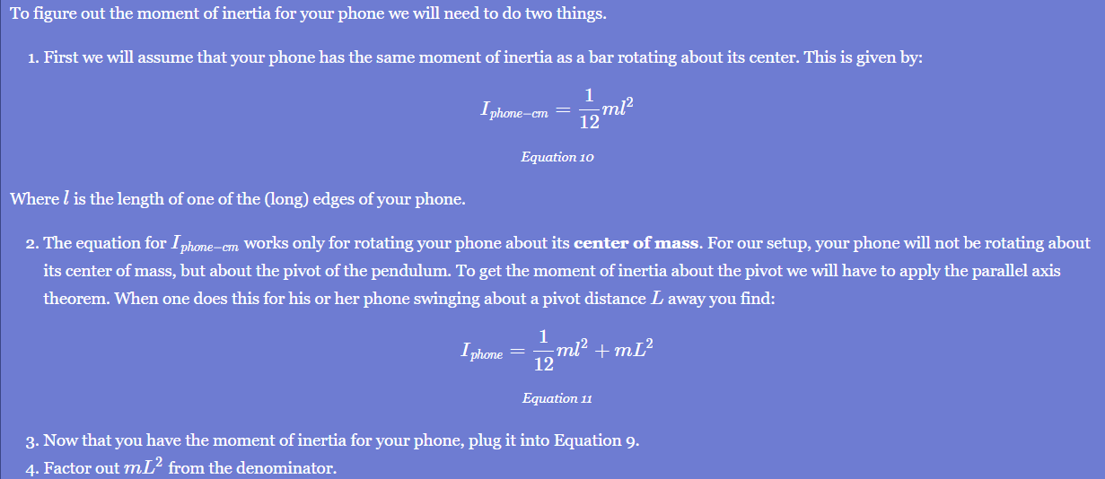 Solved 3. Is Your Phone a Simple Pendulum? So far, most of | Chegg.com