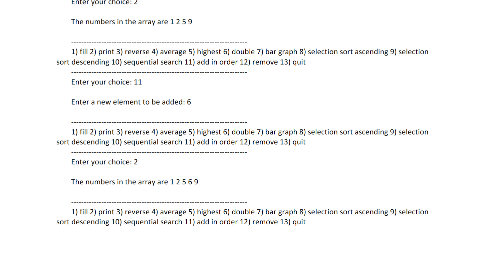 Solved opy your array.cpp and name the copy array2.cpp 1. | Chegg.com