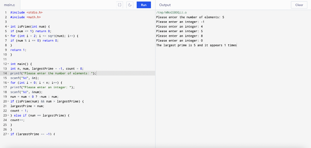 Solved Can someone help me with my code? I want it to print | Chegg.com