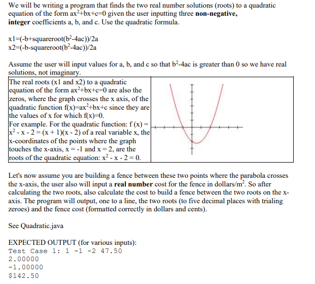 Question 2c - Write Code - quadratic (4 points) | Chegg.com