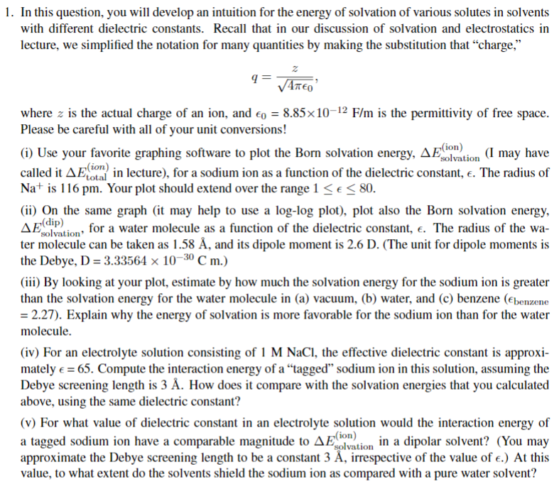 1. In this question, you will develop an intuition | Chegg.com