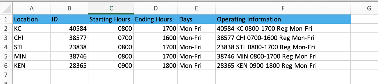 Solved Find a way to import a row of multiple columns data | Chegg.com
