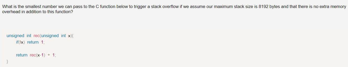 Solved What is the smallest number we can pass to the C | Chegg.com Solved What is the smallest number we can pass to the C | Chegg.com
