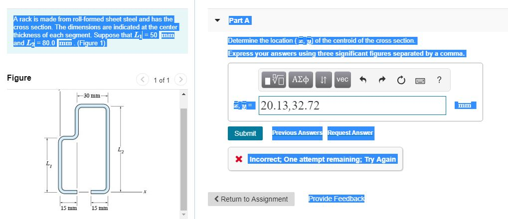 Solved A rack is made from roll-formed sheet steel and has | Chegg.com