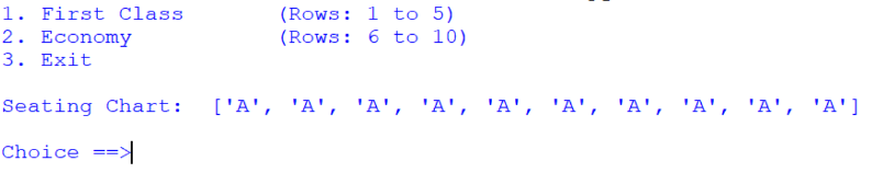 Solved You will write a program to create an airline | Chegg.com