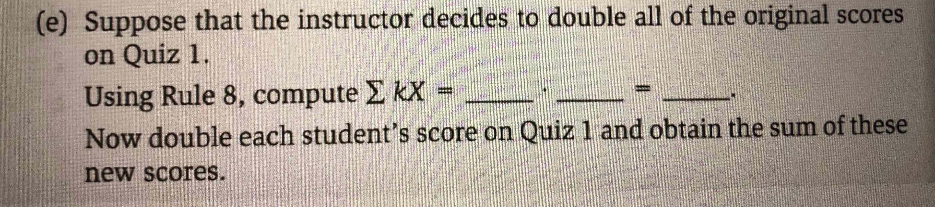 Solved Rule 1. Σ(x + Y) = ΣX + ΣΥ Ag-x2 = (-x). Rule 2. | Chegg.com