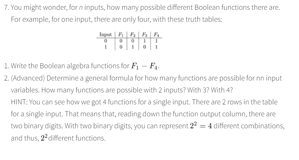 Solved 1. Prove both the AND and OR forms for the following | Chegg.com