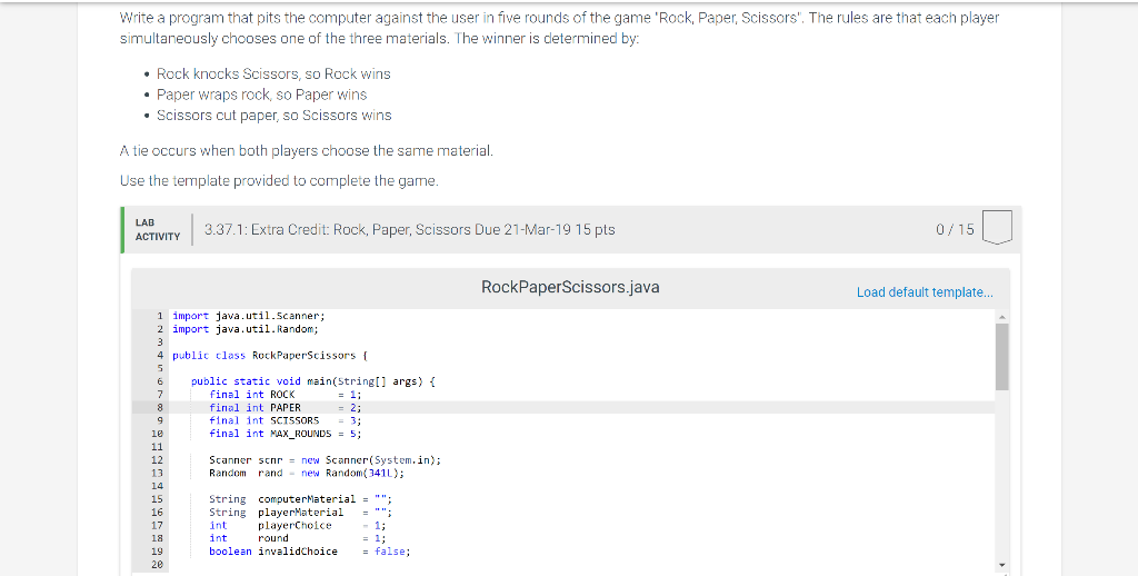 Solved Write a program that pits the computer against the | Chegg.com