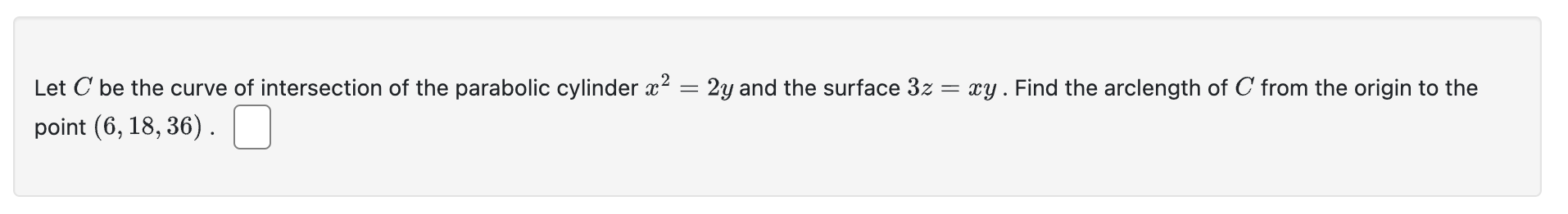 Solved Let C be the curve of intersection of the parabolic | Chegg.com
