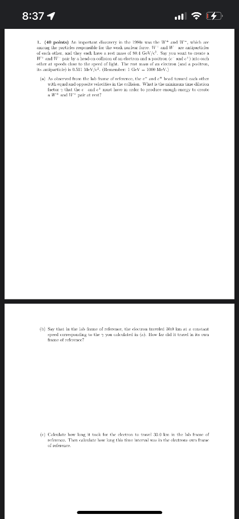 1. (40 points) An important disewrry in the 1950 - | Chegg.com