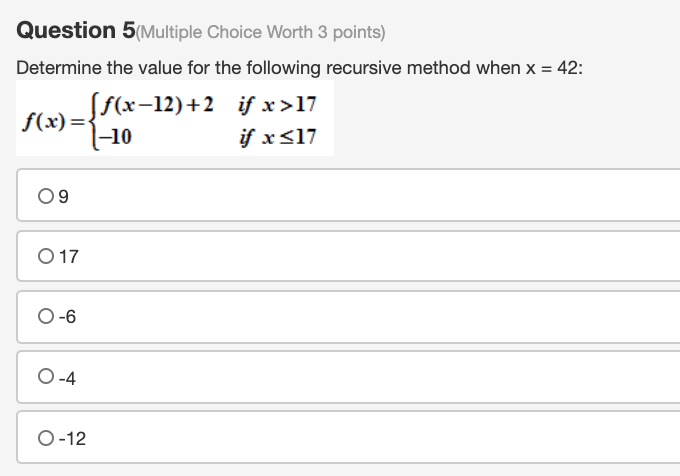 Solved Question 1multiple Choice Worth 3 Points Determine 
