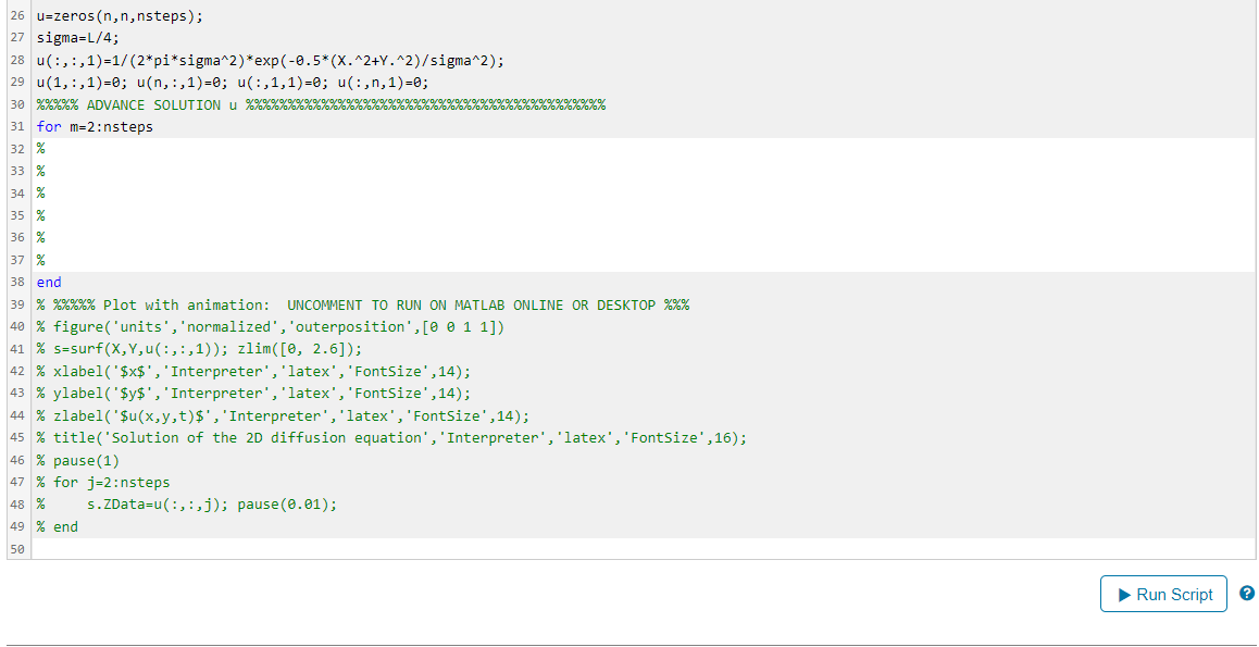 Solved Two-Dimensional Diffusion Equation Solve the | Chegg.com