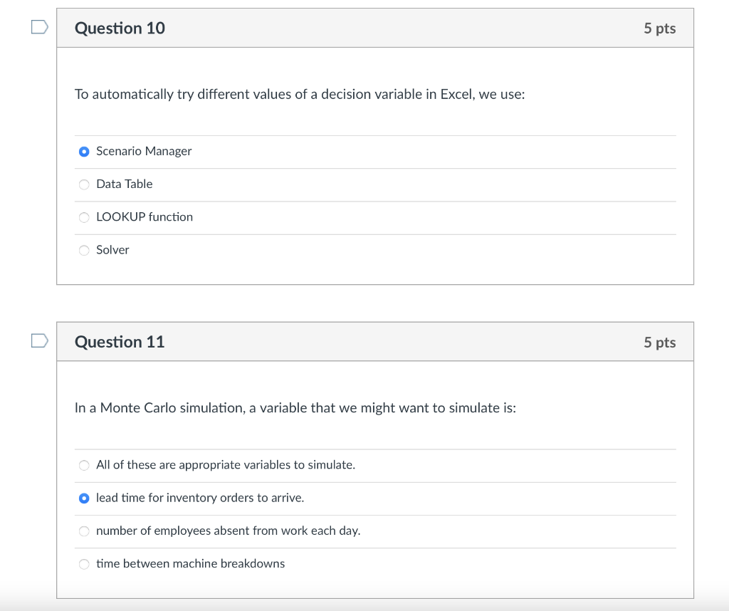 Solved Question 10 5 pts To automatically try different | Chegg.com