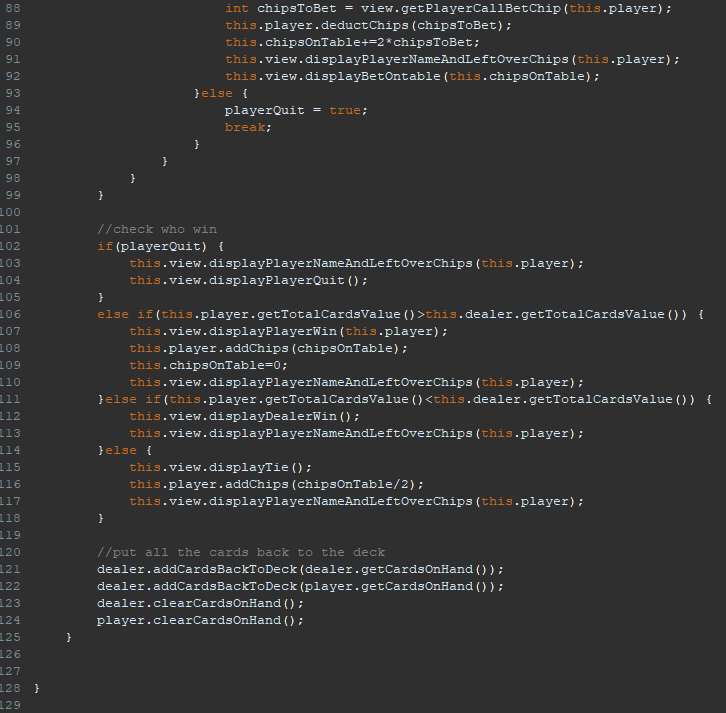 Solved 2. Task Enhance the one player Java game application | Chegg.com