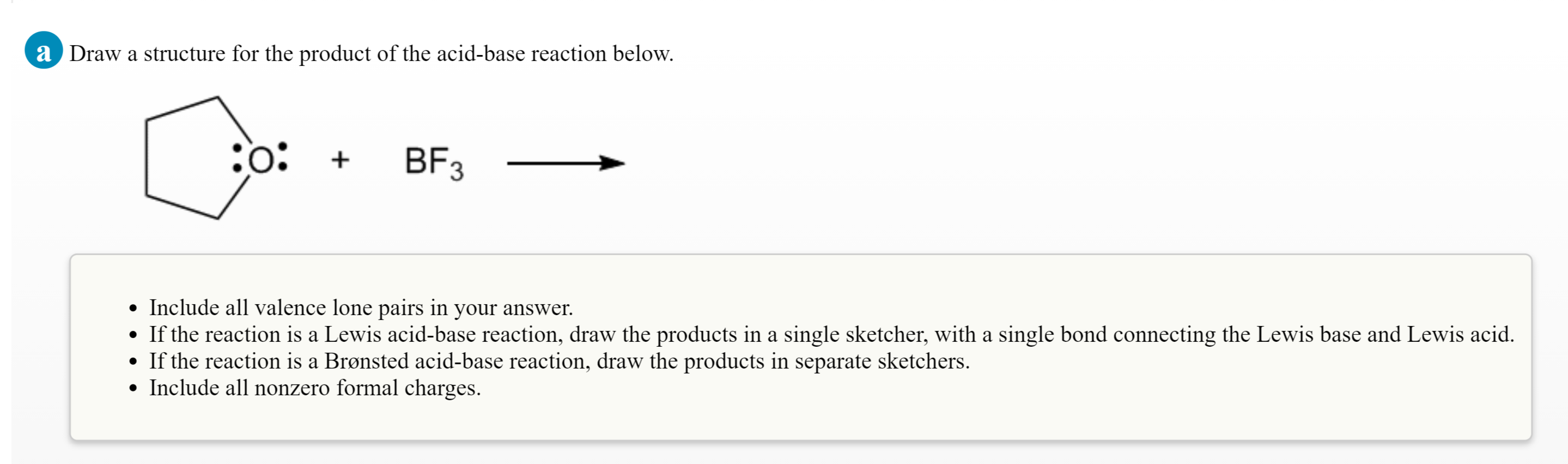 Solved A Draw A Structure For The Product Of The Acid base Chegg