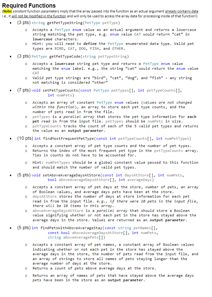 Solved Overview and Requirements This program is a follow-up | Chegg.com