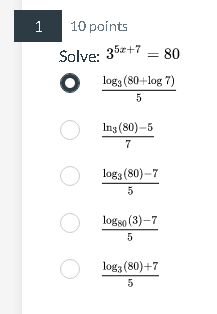 Solved 10 points Solve: | Chegg.com