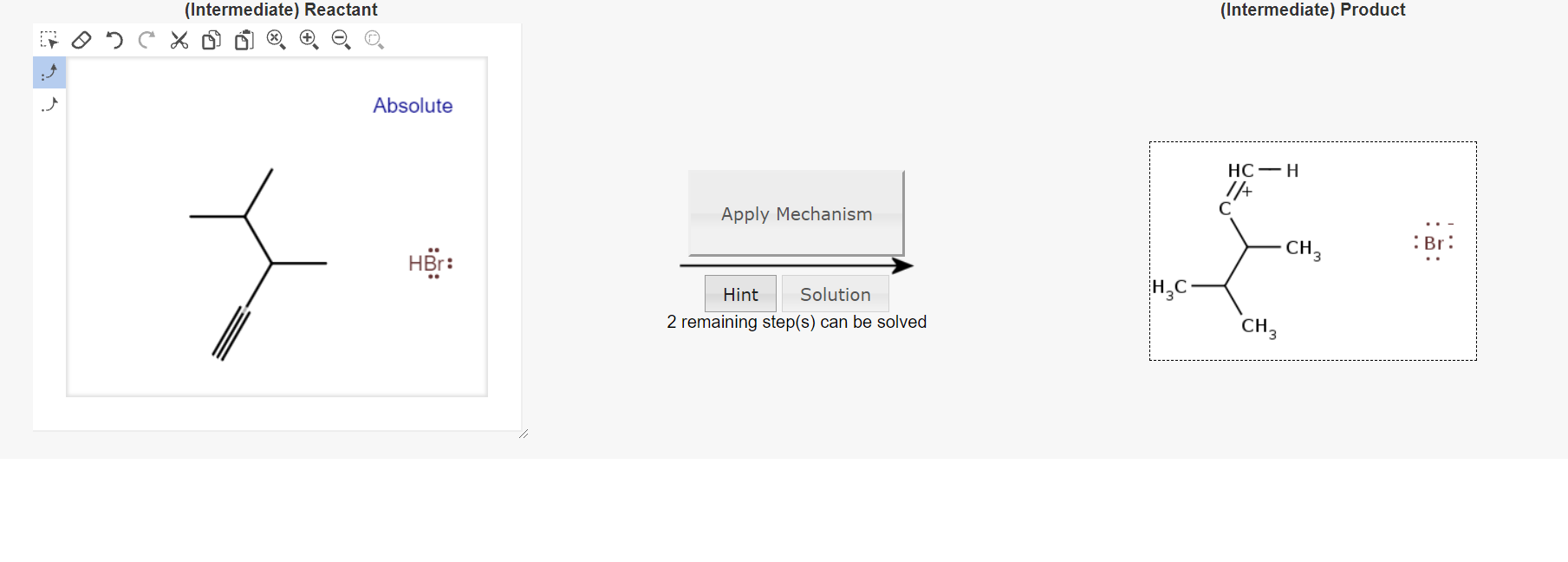 Solved (Intermediate) Product (Intermediate) Reactant GOXO ® | Chegg.com