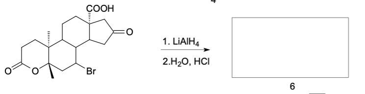 Solved COOH Br 1. LIAIH4 2.H₂O, HCI + 6 | Chegg.com