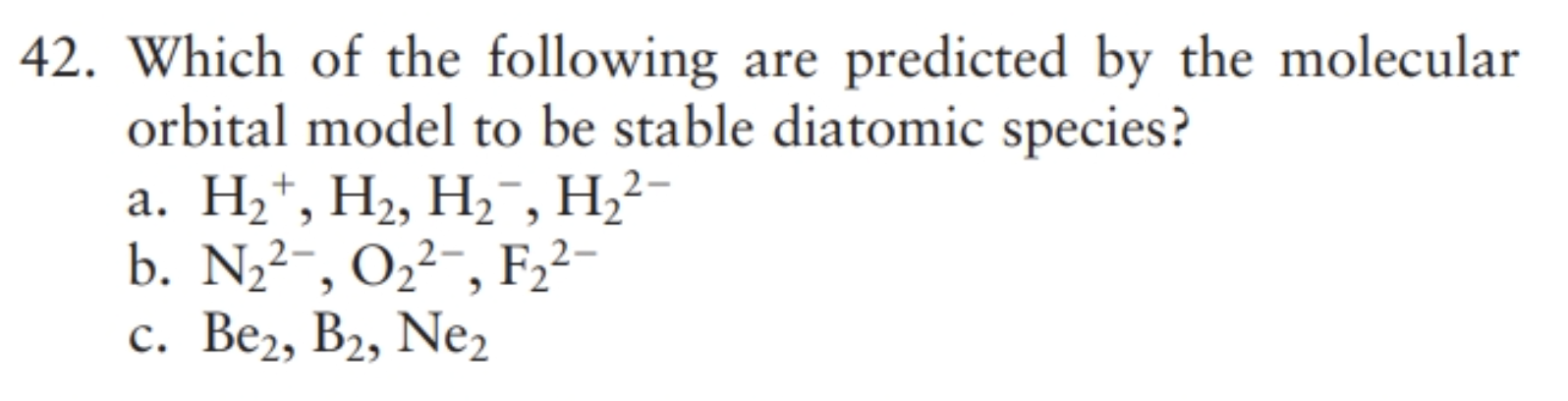 Solved How do you solve this with the molecular orbital | Chegg.com