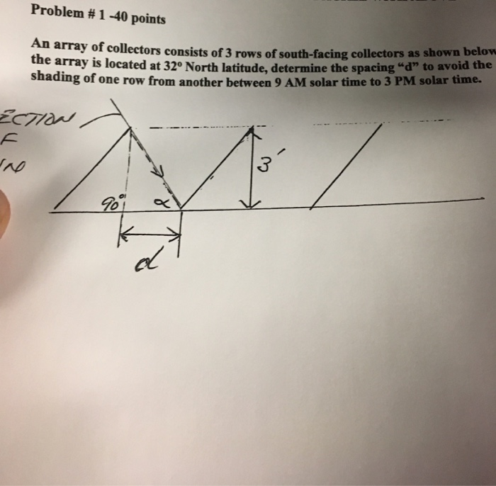 Solved Problem #1-40 points An array of collectors consists | Chegg.com