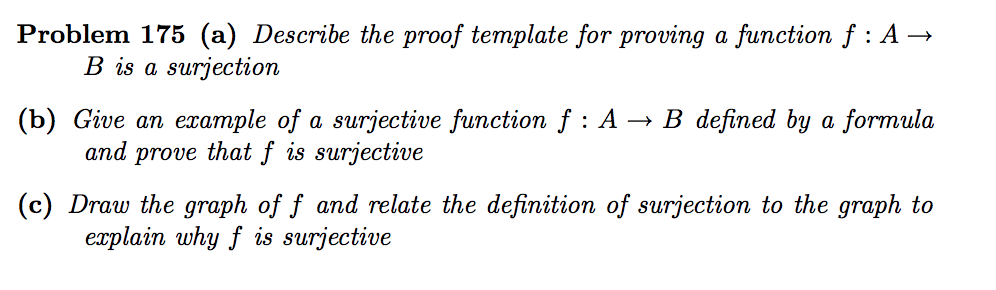Solved Problem 175 (a) Describe the proof template for | Chegg.com