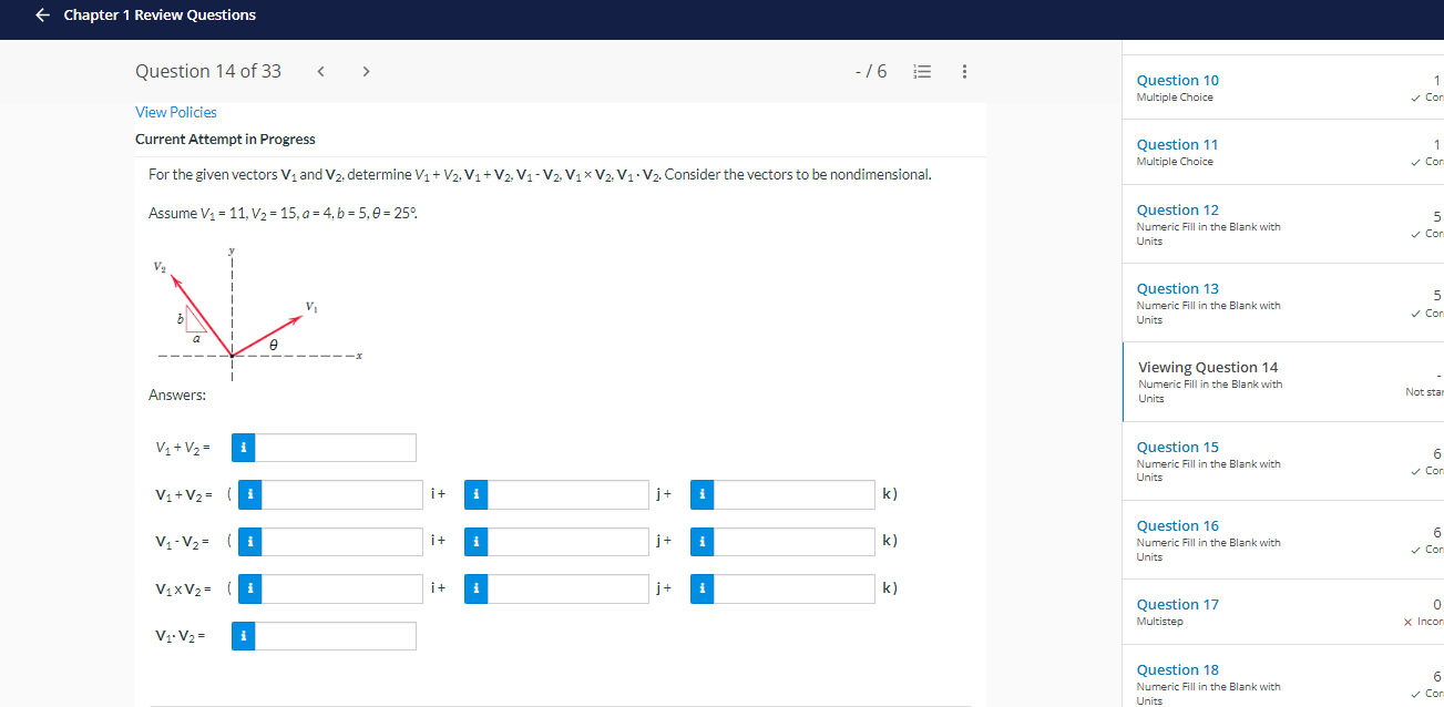 Solved ← Chapter 1 Review Questions -16 Question 14 of 33