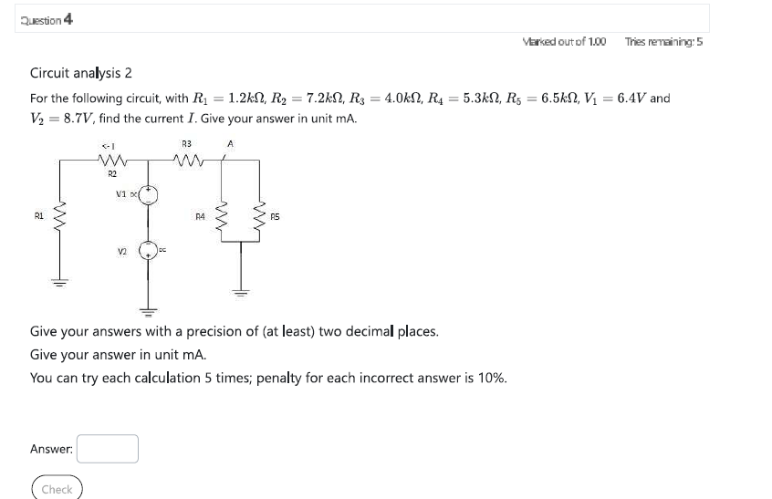 Solved Resistors, Ohms law The voltage source is adjusted to | Chegg.com