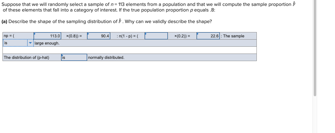 Solved Suppose that we will randomly select a sample of n = | Chegg.com