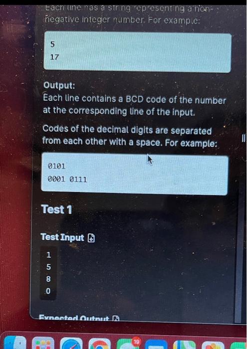 Solved Binary Coded Decimal - Encoding Programming challenge | Chegg.com