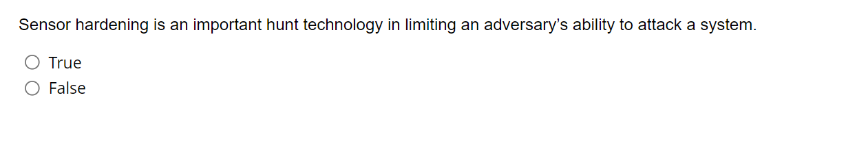 Solved Organizations should ensure that the hunt solution | Chegg.com