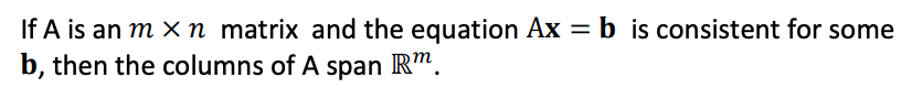 Solved If A is an mxn matrix and the equation Ax = b is | Chegg.com