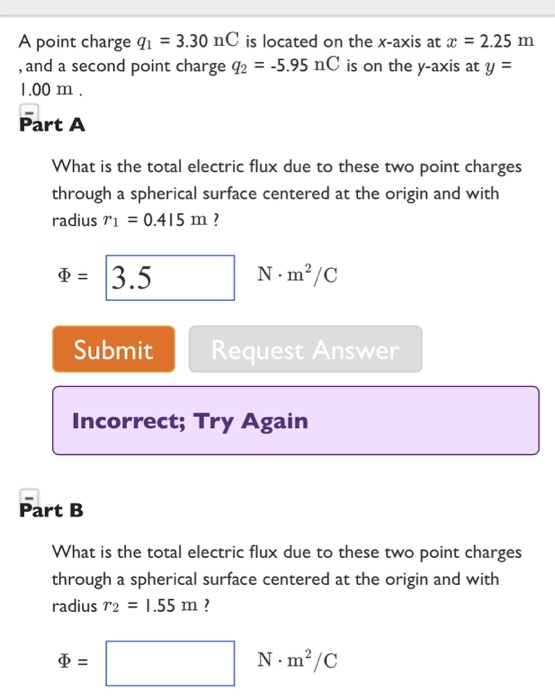Solved A point charge q1 = 3.30 nC is located on the x-axis | Chegg.com