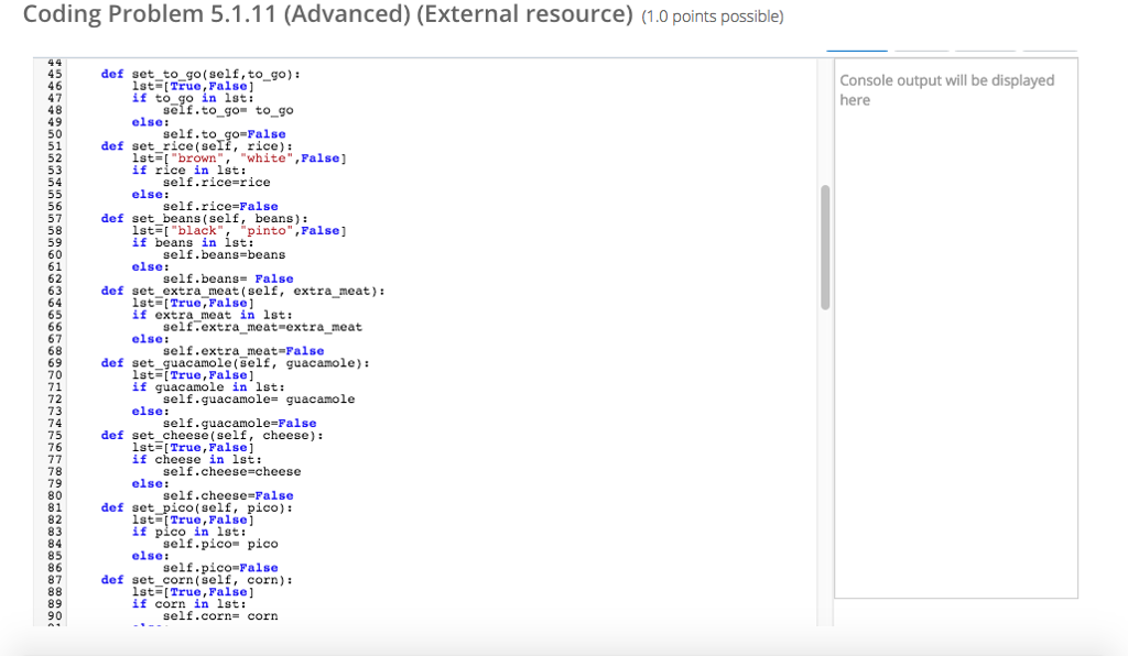 Coding Problem 5111 Advanced External Resource