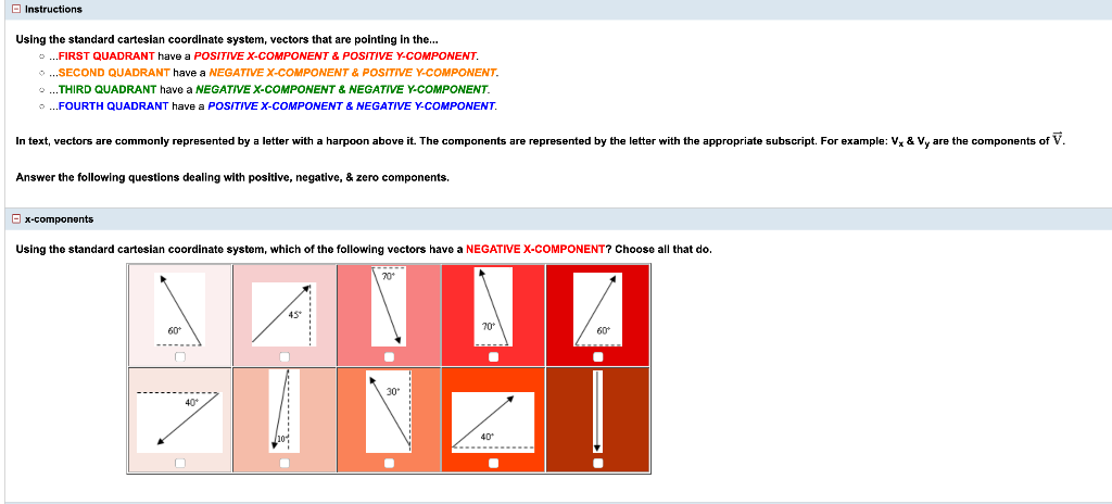 Solved Instructions Using the standard cartesian coordinate | Chegg.com
