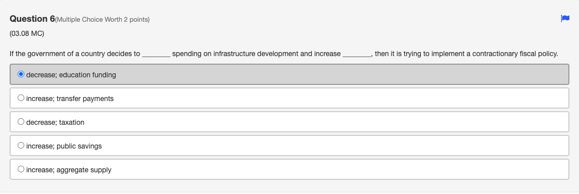 Solved Question 6(Multiple Choice Worth 2 points) (03.08 MC) | Chegg.com