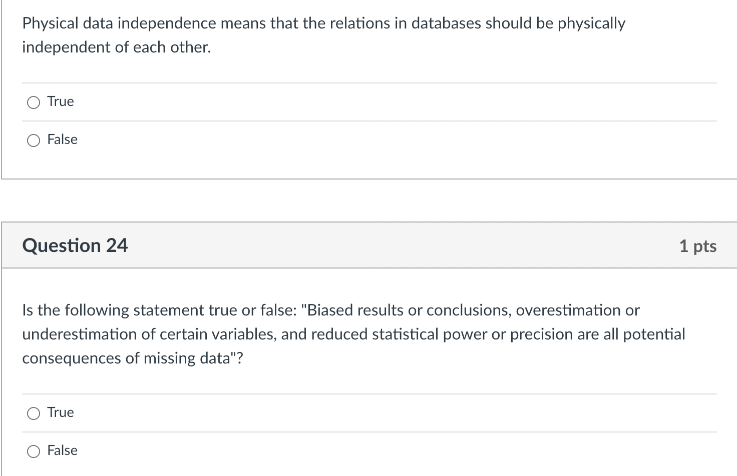 Solved Physical data independence means that the relations | Chegg.com