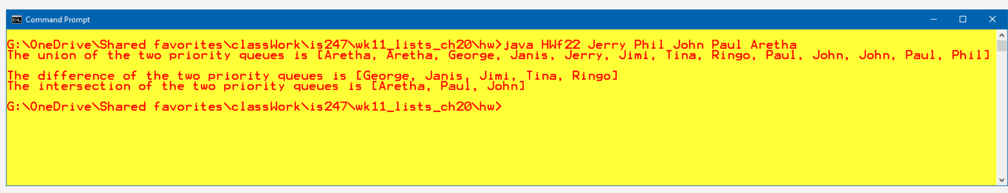 Solved Create Two Priorityqueue Objects As Follows Queue 1 9921