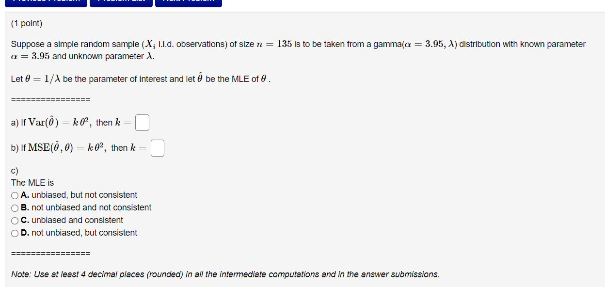 Solved Suppose a simple random sample ( Xi i.i.d. | Chegg.com