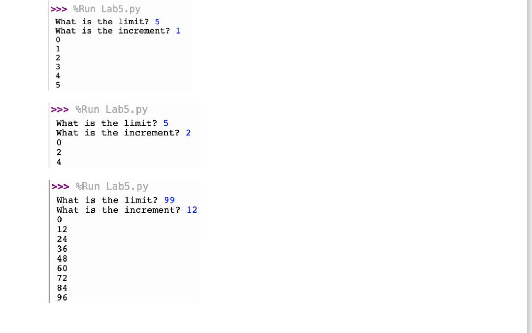 Solved Create a program that first prompts the user for the | Chegg.com