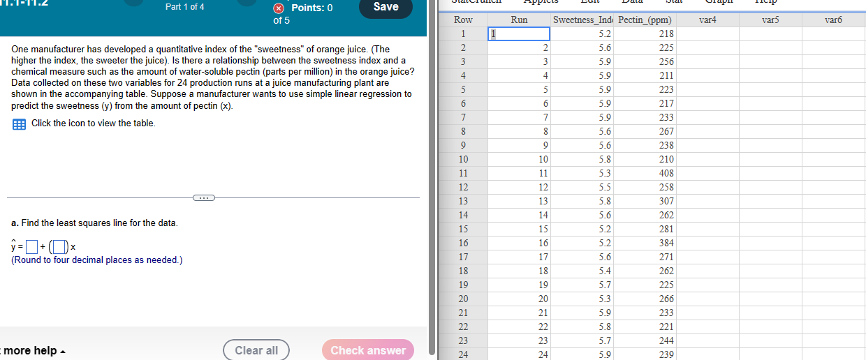 Solved One manufacturer has developed a quantitative index | Chegg.com