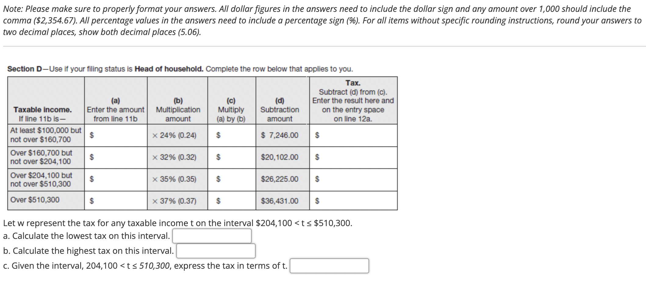 Solved Note: Please make sure to properly format your | Chegg.com