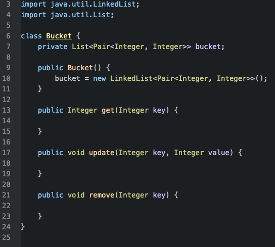 Design a HashMap without using any built-in hash | Chegg.com