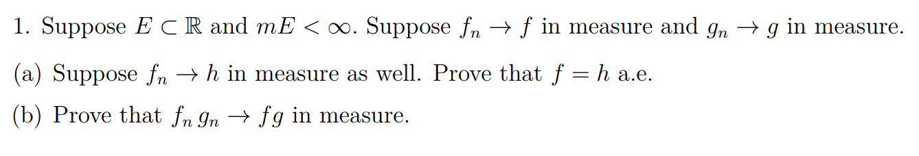 Solved Suppose EsubR and mE