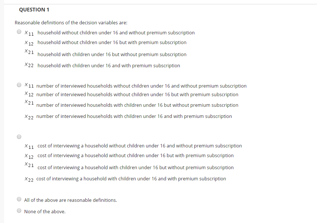 Solved Use the following scenario and data to answer all | Chegg.com