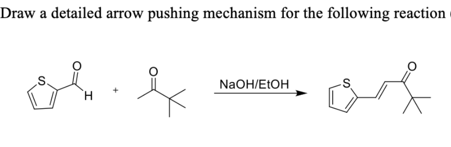 Solved Draw a detailed arrow pushing mechanism for the | Chegg.com