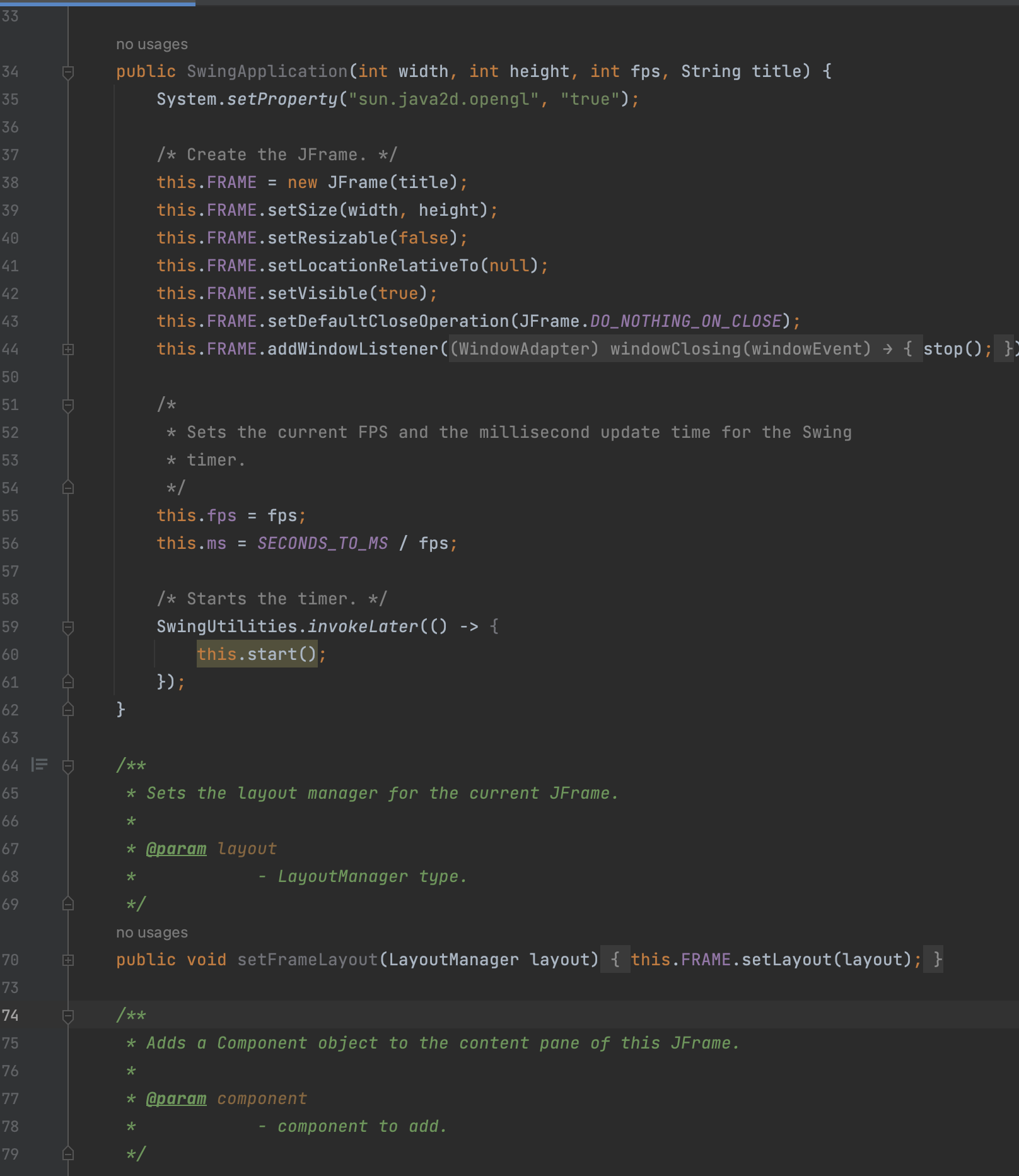 RaymarcherRunner.java1 usage Qoverride public void | Chegg.com