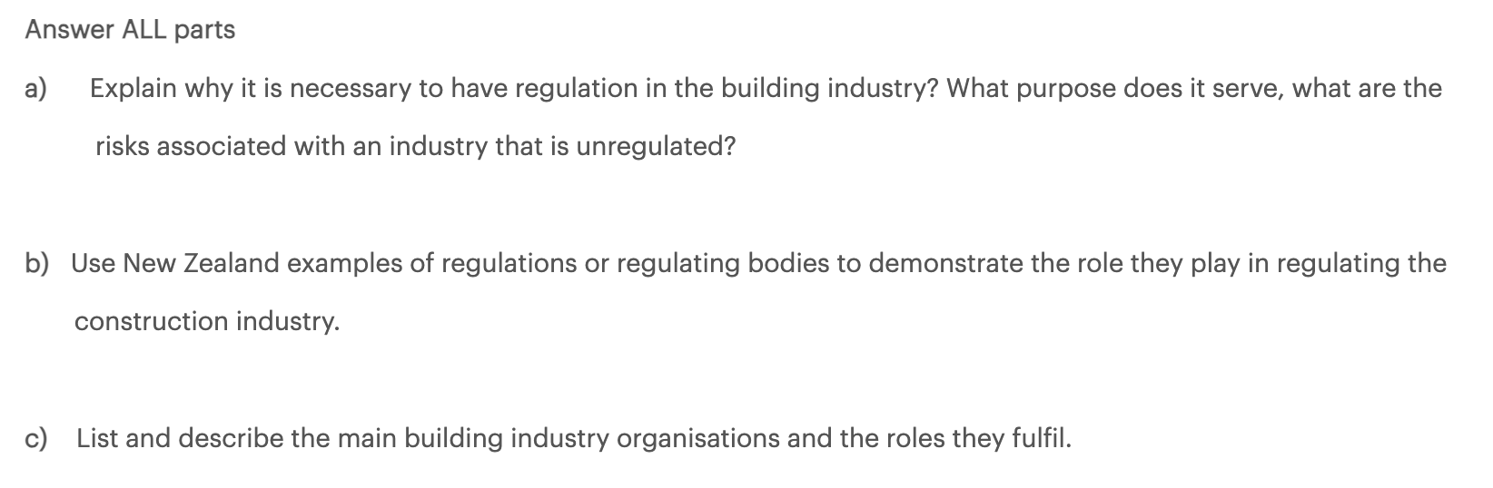 Solved Answer ALL parts a) Explain why it is necessary to | Chegg.com