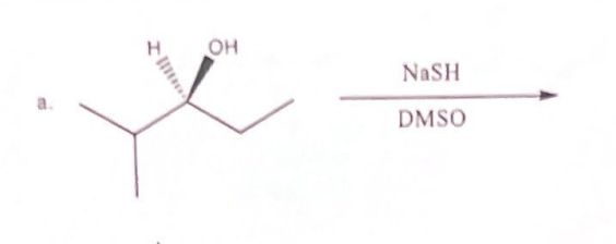 Solved OH NaSH DMSO | Chegg.com